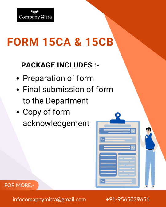 Form 15CA & 15CB Filing - COMPANY MITRA