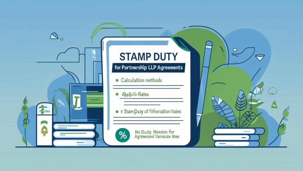 📄 Stamp Duty for Partnership Deeds & LLP Agreements Across Indian States
