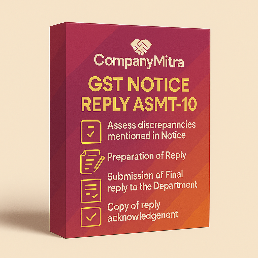 GST Notice Reply ASMT-10